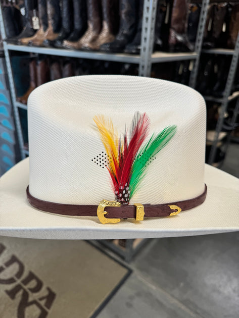 Genuine Burgundy Ostrich Leather Hat Band – Guadalajara Western Wear