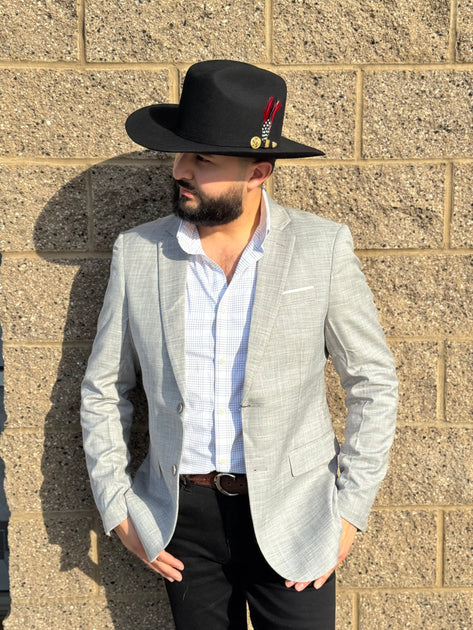 SACO VAQUERO FITTED FIT COLOR GRIS CLARO - BLZ10536 – Guadalajara ...