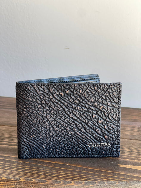 Cuadra Cartera Piel de Tiburon - Negro – Guadalajara Western Wear
