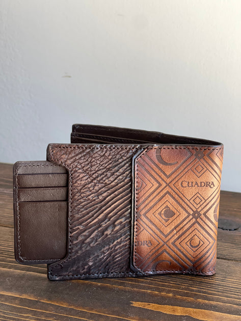Cuadra Cartera Piel de Tiburon/Res - CAFE – Guadalajara Western Wear