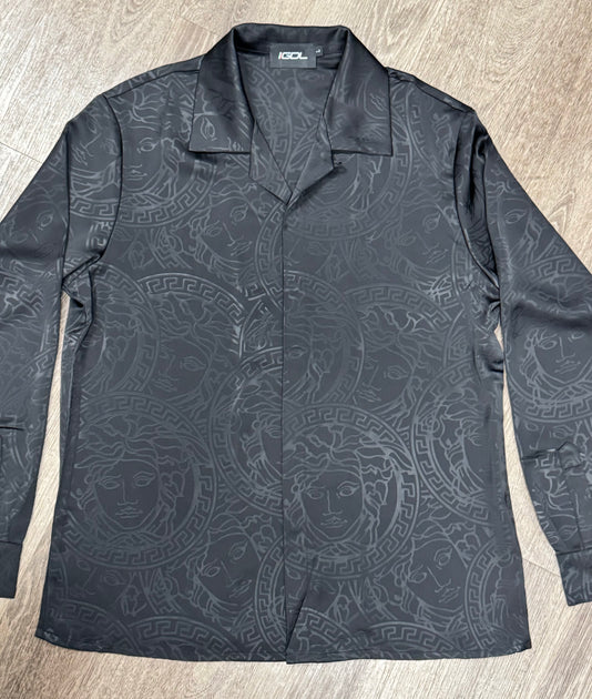 FELIX BLACK LONG SLEEVE - GDL CLOTHING – Guadalajara Western Wear