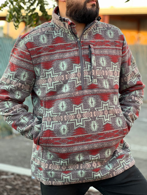 Panhandle Men's Aztec Fleece Pullover – Guadalajara Western Wear
