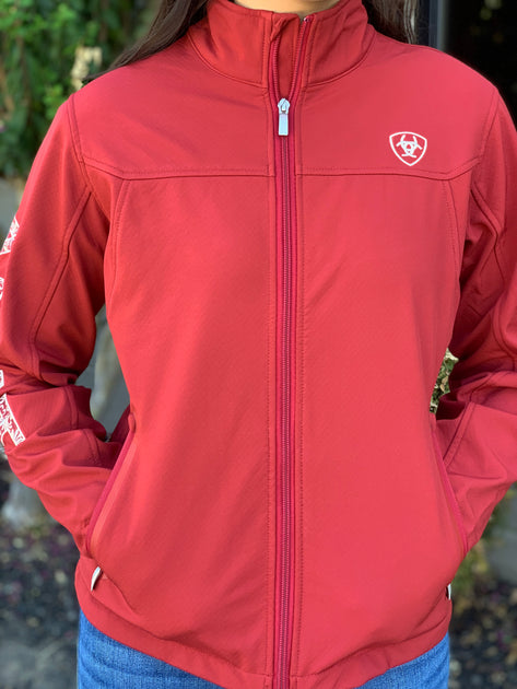 Ariat Women Team Aparejo Sun-Dried Tomato Soft-Shell Jacket ...