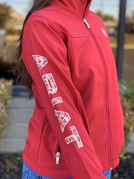 Ariat Women Team Aparejo Sun-Dried Tomato Soft-Shell Jacket ...