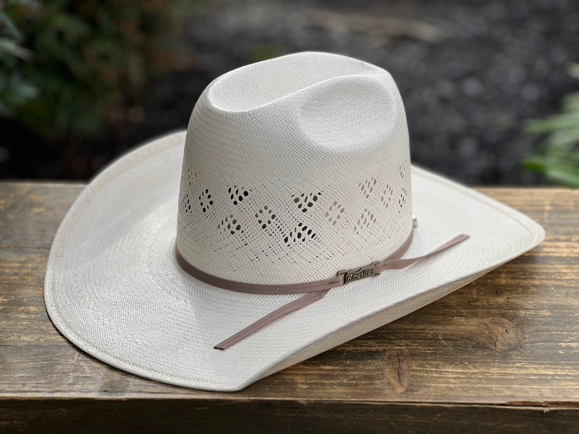 American Hat Co. Straw #8500 Crown: Minnick Brim: 4" CHL Trim: 2 CAHS ...