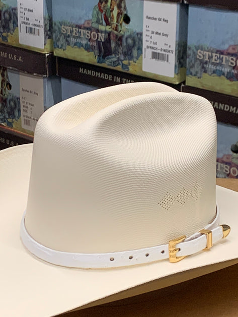 Genuine Premium White Ostrich Leather Hat Band – Guadalajara Western Wear