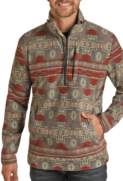 Panhandle Men's Aztec Fleece Pullover – Guadalajara Western Wear